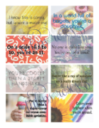 FREEBIES - Student Compliment Cards